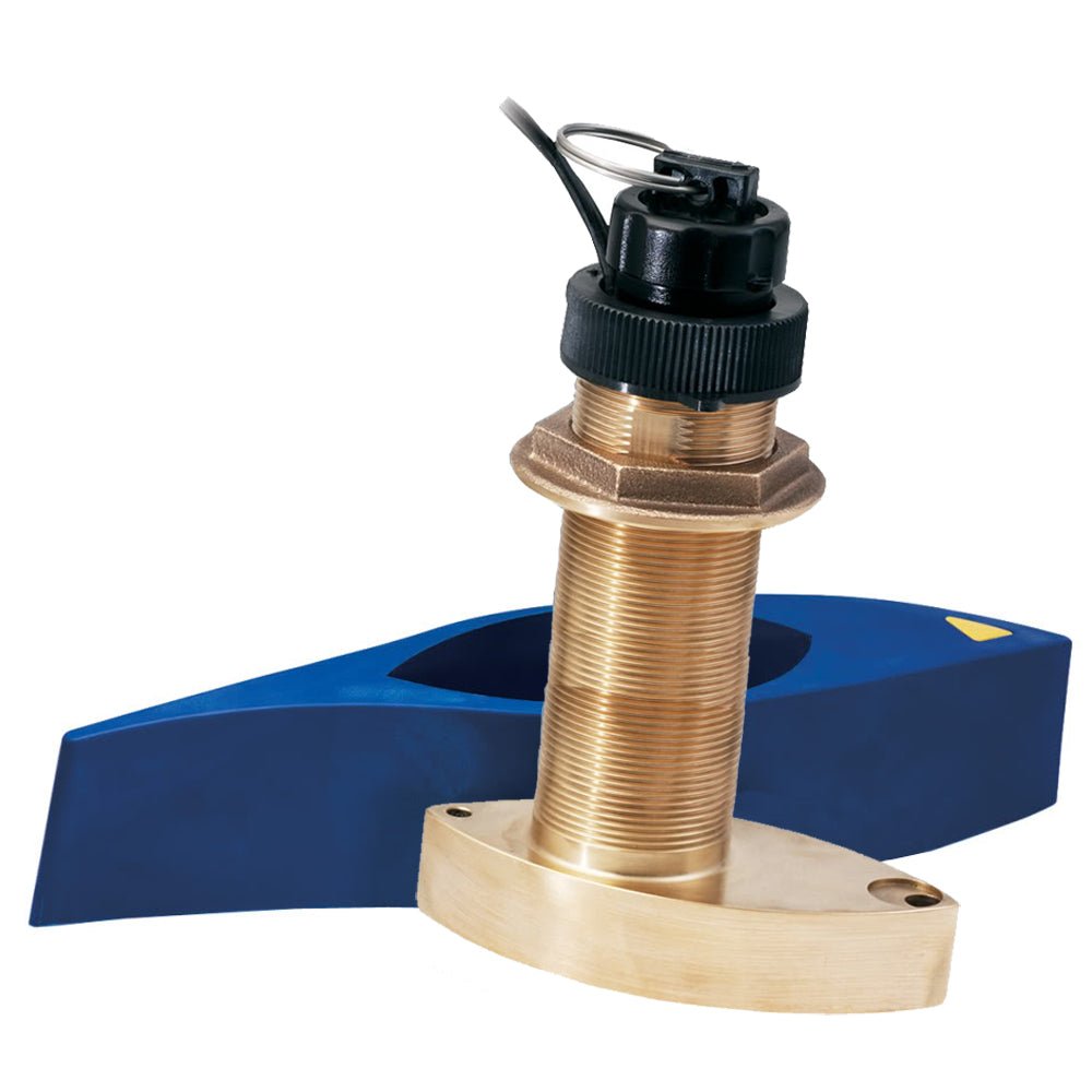 Garmin B744VL Long Stem Bronze Thru-Hull Depth/Temp/Speed w/FB - 8 Pin ...
