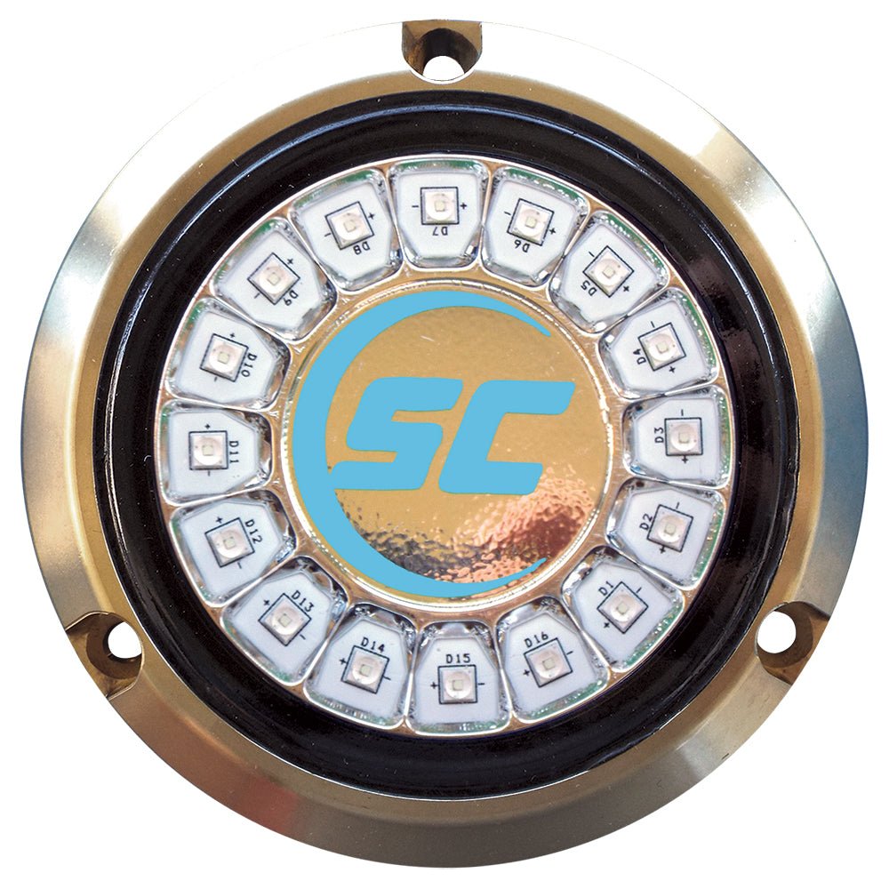 Shadow-Caster Bimini Blue Single Color Underwater Light - 16 LEDs - Br ...